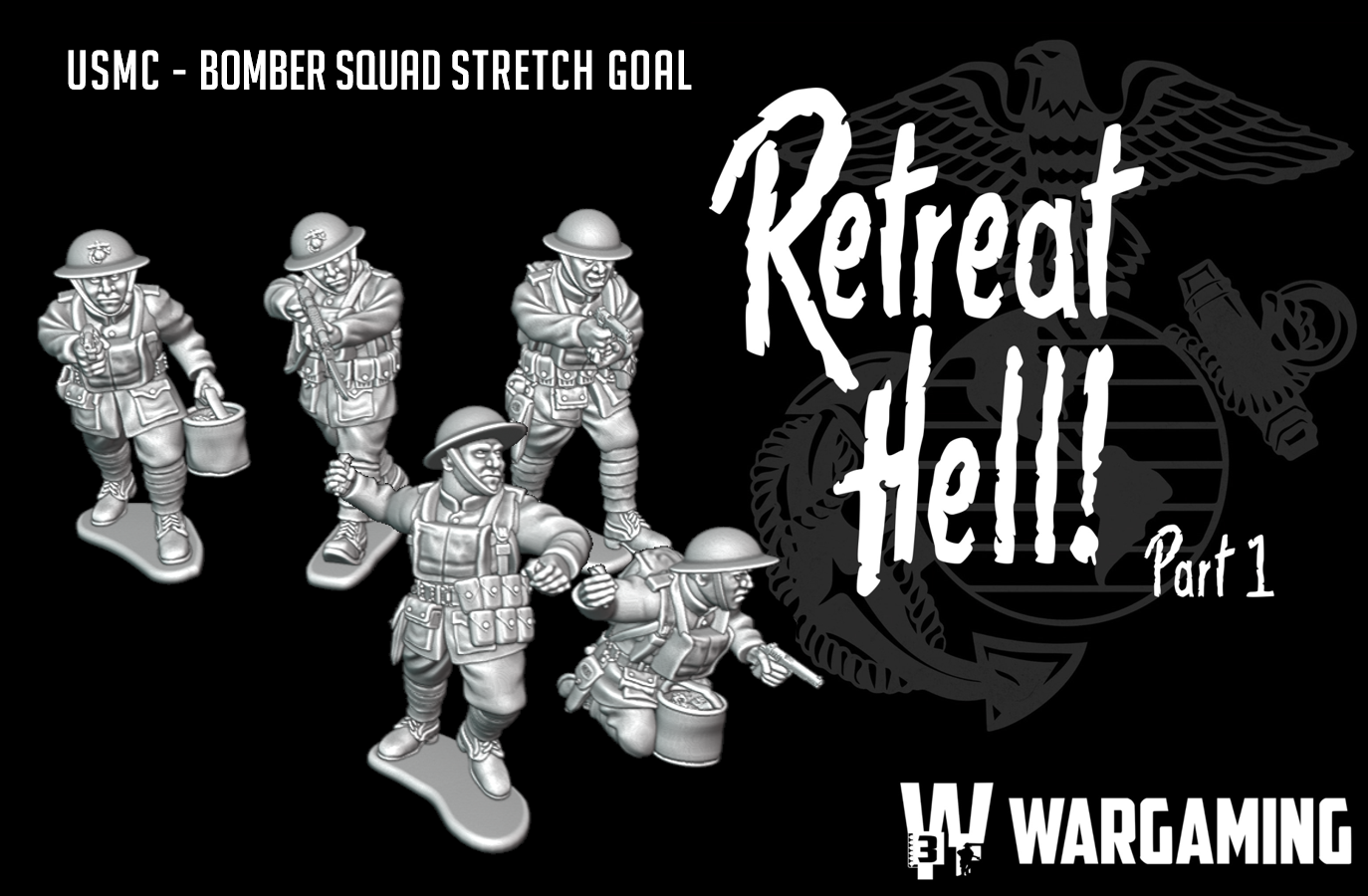 Retreat Hell! USMC - Bomber Squad by matthew.webb - Wargaming3D